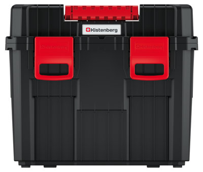 2 Layer Pro Mobile Tool Chest Box Trolley Pull Up Handle Wheels ...