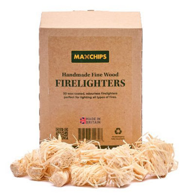 2 Net of Maxchips Hardwood Logs, 1 Box of Maxchips Kindling & 1 Box of ...
