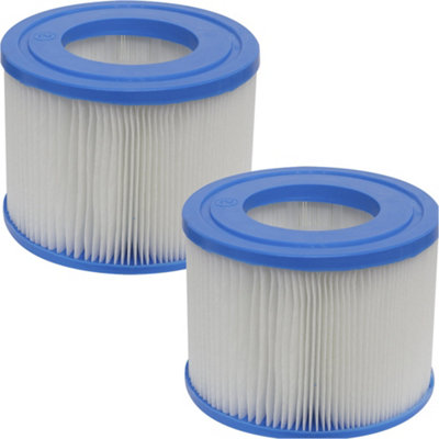 2 PACK 105 x 80mm Hot Tub Spa Filter Cartridge Replacement New Water ...