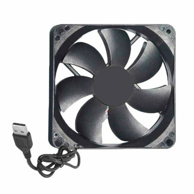 2 Pack 120mm USB PC Cooling Fans Silent 5V Computer Case and CPU Cooler