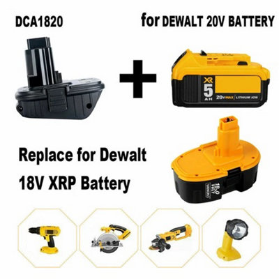 2 Pack 18V to 20V Battery Adapter Converter for Cordless Tools