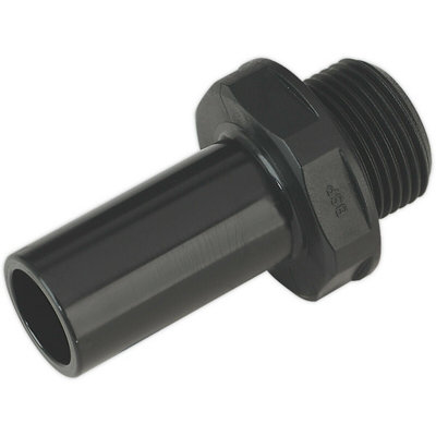 2 PACK - 22mm Stem to 1/2" BSP Thread Adapter - Air Ring Main Pipe Male ...