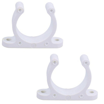 2 Pack 25mm Polyamide Tube Storage Clip Paddle Boat Hook Pole Tool Plastimo