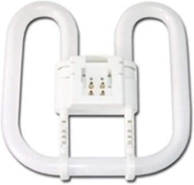 2 PACK 2D 16W 4 PIN GR10q 827 WARM WHITE 1075 LUMENS BRIGHT COMPACT FLUORESCENT LIGHT BULB ...