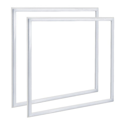 2 pack 600 x 600 40w LED Edge Lit Border Recessed Ceiling Light 6500k ...