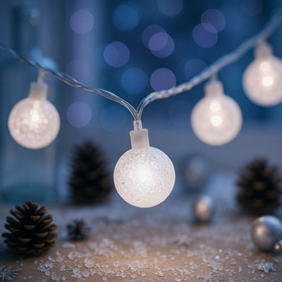 2 Pack 8 LED Berry String Lights Battery Operated Indoor Fairy Lights ...