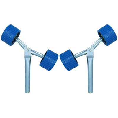2 Pack Boat Roller Wing Bracket & Stem Post Non Marking Rollers ...