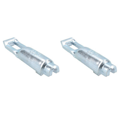2 PACK BOWDEN TRAILER CARAVAN BRAKE CABLE EYELET TORPEDO CONNECTOR ALKO ...