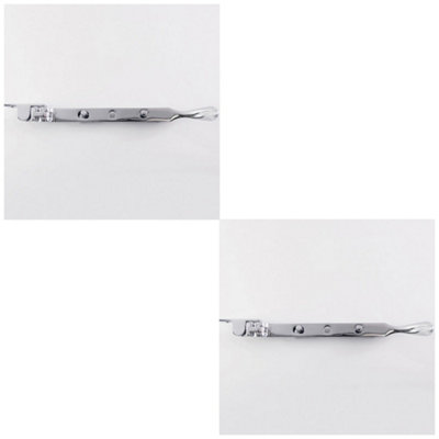 2 PACK - Bulb Ended Casement Window Stay 203 x 16mm Polished Brass Pear ...