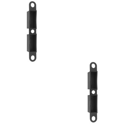 2 PACK - Door Frame Plastic Back Box for Bathroom Sashlock - Black ...