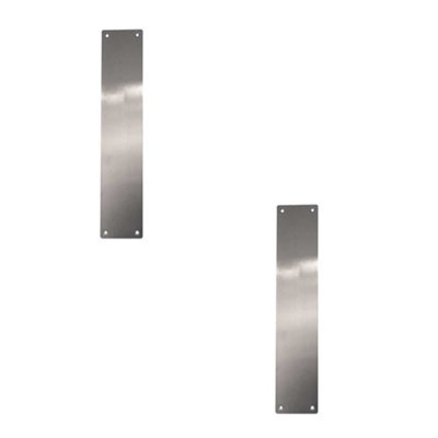 2 PACK Durable Stainless Steel Finger Plates 305x75mm for Modern ...
