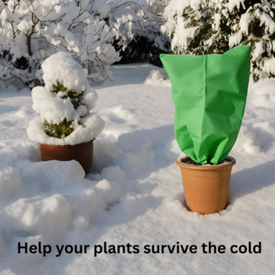 2 Pack Garden Fleece Plant Frost Protection - Horticultural Fleece with ...
