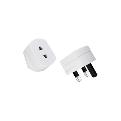 2 Pack Heavy Duty UK 1A Electric Shaver and Toothbrush Plug Adapter ...