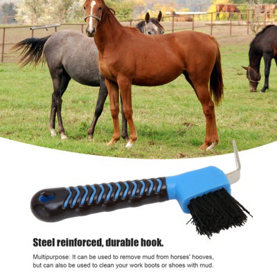 2-Pack Horse Hoof Picks with Soft Rubber Handles for Effortless Stable ...