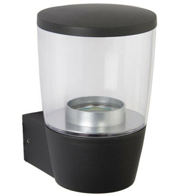 2 PACK IP44 Outdoor Wall Light Modern Cool White Round LED Candle Tea ...