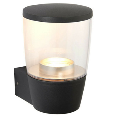 2 PACK IP44 Outdoor Wall Light Modern Cool White Round LED Candle Tea ...