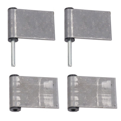 2 Pack Lift Off Hinge Bushes Right Hand Weld On Heavy Duty 50mm ...