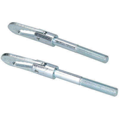 2 PACK M12 Extra Long Antiluce Tailgate Drop Catch Trailer Dropside Latch