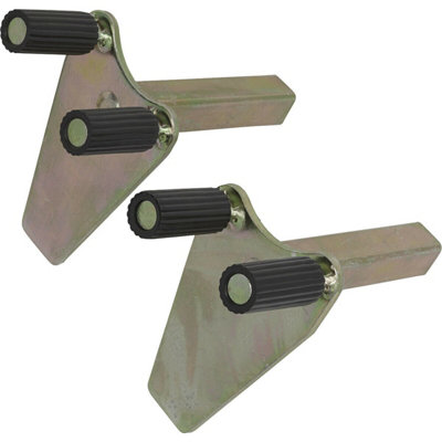 2 Pack Motorcycle Fork Cradle Supports for Paddock Stands