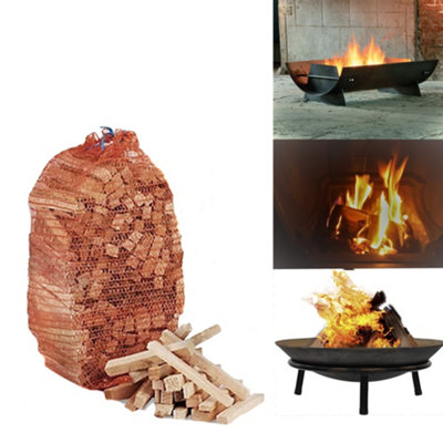 2 pack of Kindling Wood Netted Natural Wooden Kindling Wood Sticks for ...