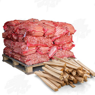 2 pack of Kindling Wood Netted Natural Wooden Kindling Wood Sticks for ...