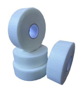 2 Pack of White Scrim Plasterboard Tape - 72mm x 90m