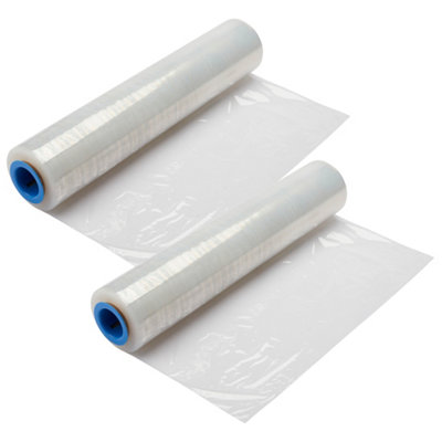 2 Pack Pallet Shrink Wrap 500mm x 280m (07596x2)