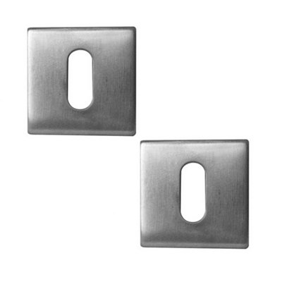 2 PACK Premium Square Standard Keyway Escutcheon for Secure Locking ...