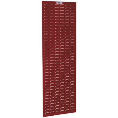 2 Pack Red Louvre Wall Mounted Storage Bin Panel 500 x 1500mm for ...