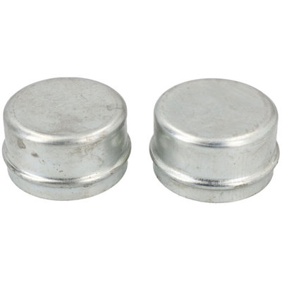 2 PACK Replacement 50.5mm Dust Cap Wheel Hub Trailer Bearing Grease Cover