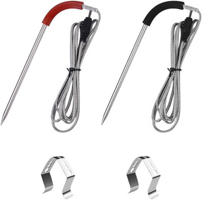 2 Pack Replacement Grill Probes Compatible with Weber Gas and Smoker ...