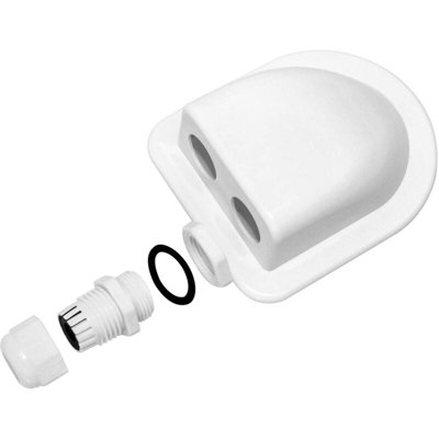 2 Pack Roof Feedthrough Solar Cable Gland Weatherproof Double Cable ...