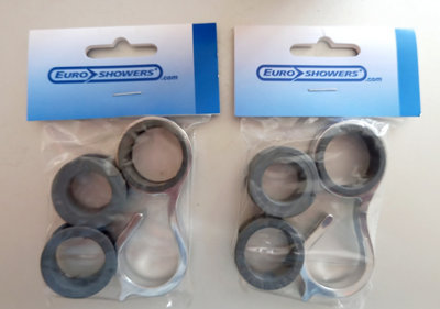 2 Pack Shower Hose Retainer Clips 18/22/25mm