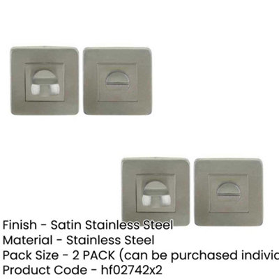 2 PACK Square Turn and Release Mechanism for Doors