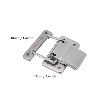 2-Pack Stainless Steel Spring Loaded Toggle Latch Catch for Cabinet ...