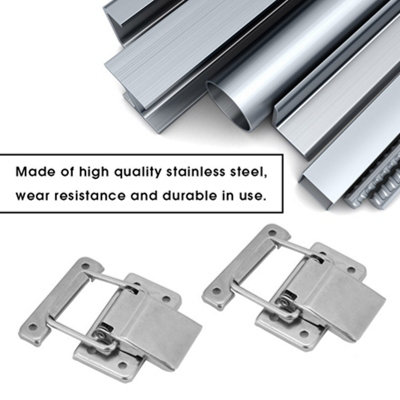 2-Pack Stainless Steel Spring Loaded Toggle Latch Catch for Cabinet ...