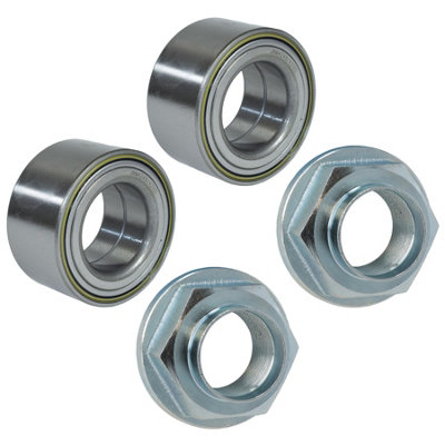 2 Pack Trailer Sealed Wheel Hub Bearing & Axle Stake Nut for Ifor Williams