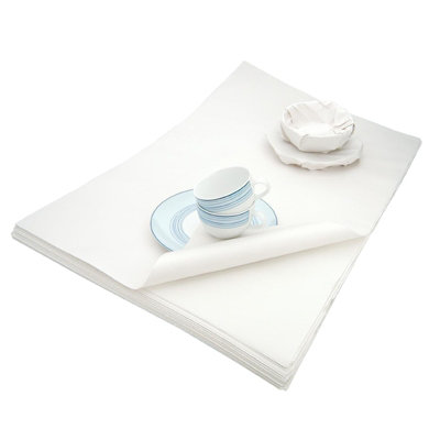 2 PACKS OF 5KG (270 SHEETS) WHITE PACKAGING PAPER NEWS OFFCUTS CHIP ...