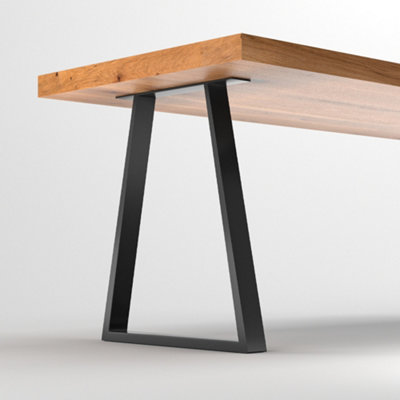 2 Pcs Black Furniture Legs Industrial Home DIY Metal Legs for Table ...