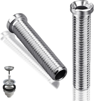 2 Pcs Kitchen Sink Strainer Screw 70 mm Hollow Screw Sink M12 Kitchen ...