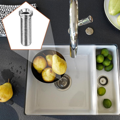2 Pcs Kitchen Sink Strainer Screw 70 mm Hollow Screw Sink M12 Kitchen ...