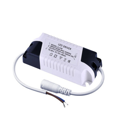 2 Pcs LED Driver 8-12 W Constant Current 300mA DC Connector External ...