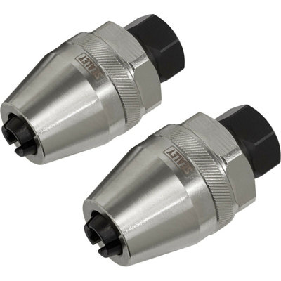 2 Piece Impact Stud Extractor Set - 1/2" & 3/8" Sq Drive - Damaged Stud ...