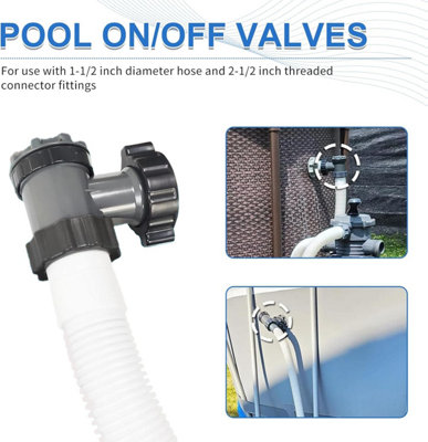 intex pool pump inlet