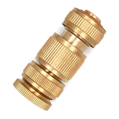 2 Pieces Brass Set, 1/2" and 3/4" Tap Connector with Quick Hose End ...