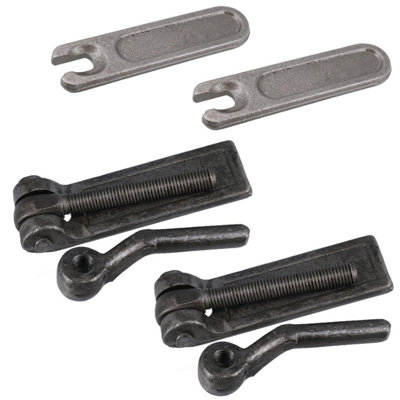 2 PK M12 Threaded Ramp Fasteners & Plates for Trailer Truck Tailgate ...