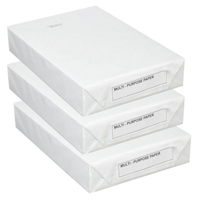 2 Reams (1000 Sheets) A4 White 80gsm Copier Paper For Home & Office