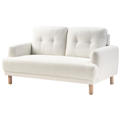 2 Seater Fabric Sofa Off-White TUVE