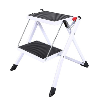 Buy 2 Step Ladder Heavy Duty,Portable Foldable Stepladder with Anti ...
