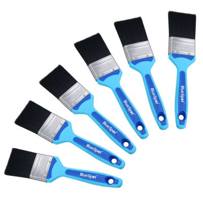 2" Synthetic Paint Brush Painting + Decorating Brushes Soft Grip Handle ...